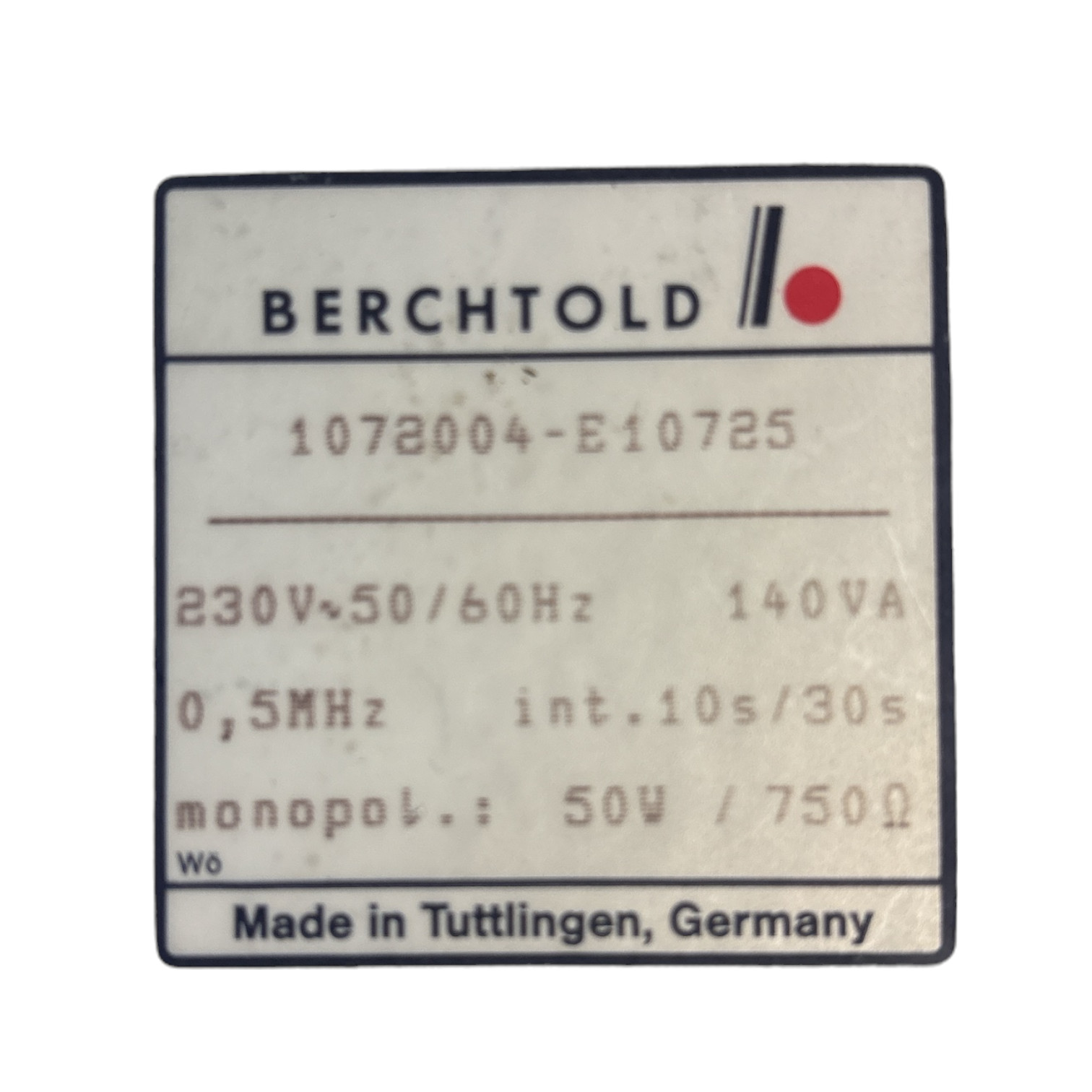 hochfrequentes Elektrotom 70-D Berchtold mit Zubehör ...